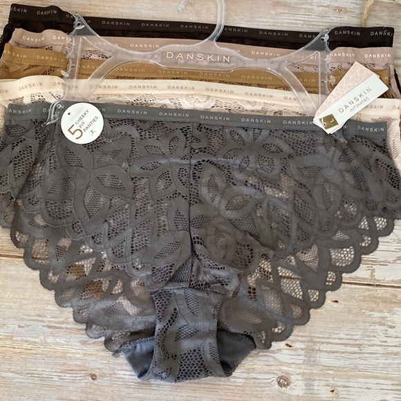 Danskin | Intimates & Sleepwear | Danskin Lace Cheeky Fit Panties 5 ...